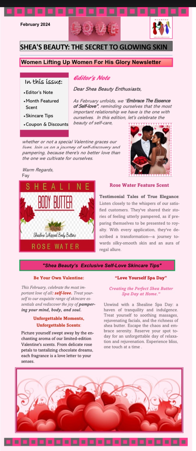 SHEA Beauty News - Women Lifting Up Women For His Glory